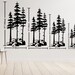 Pine Tree Metal Wall Art Large Tree Wall Decor Outdoor - Etsy