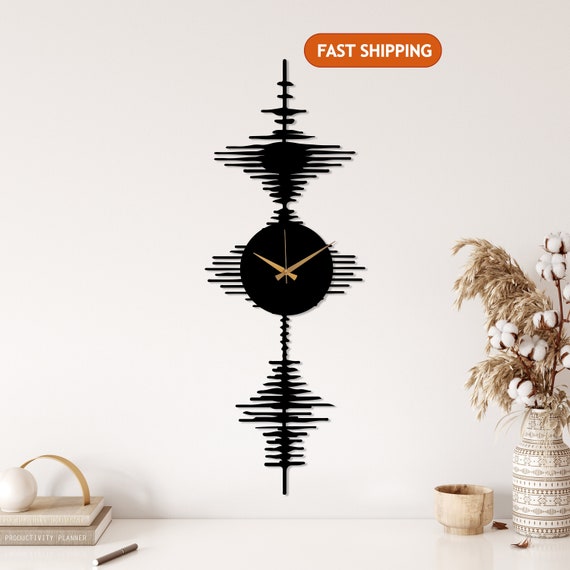Soundwave Metal Wall Clock Art Personalized Wall Clock Gift - Etsy