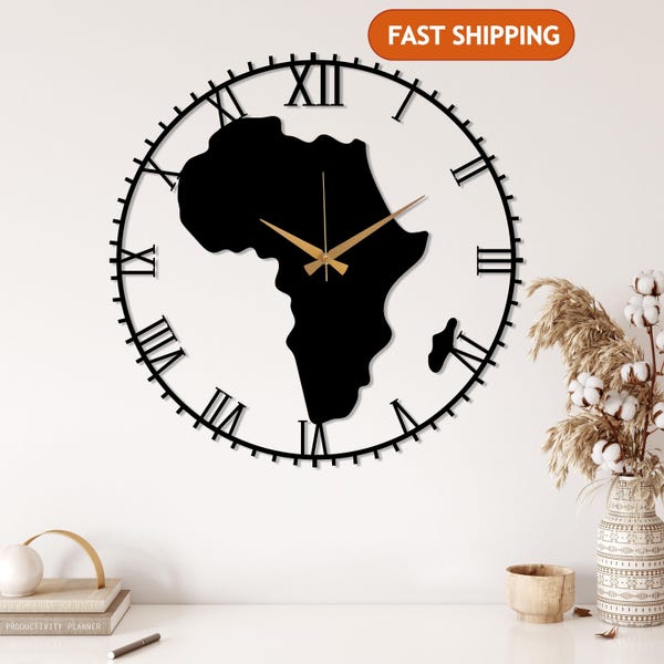 Africa Clock - Etsy