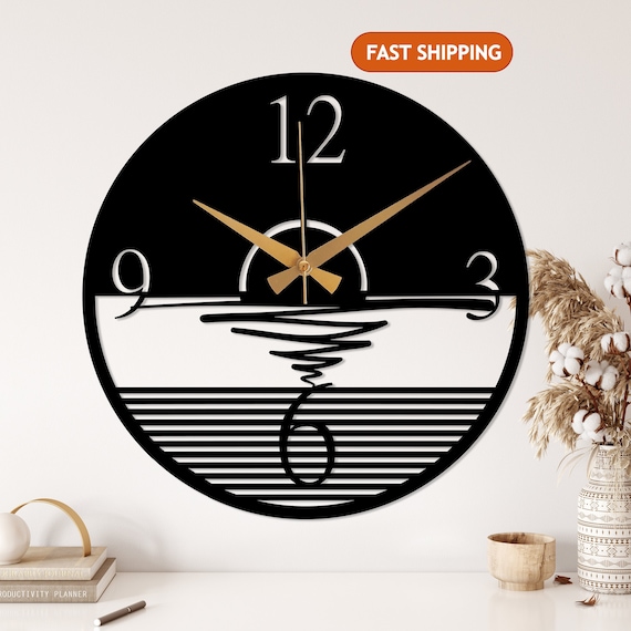 Sun Face Clock Without Hands