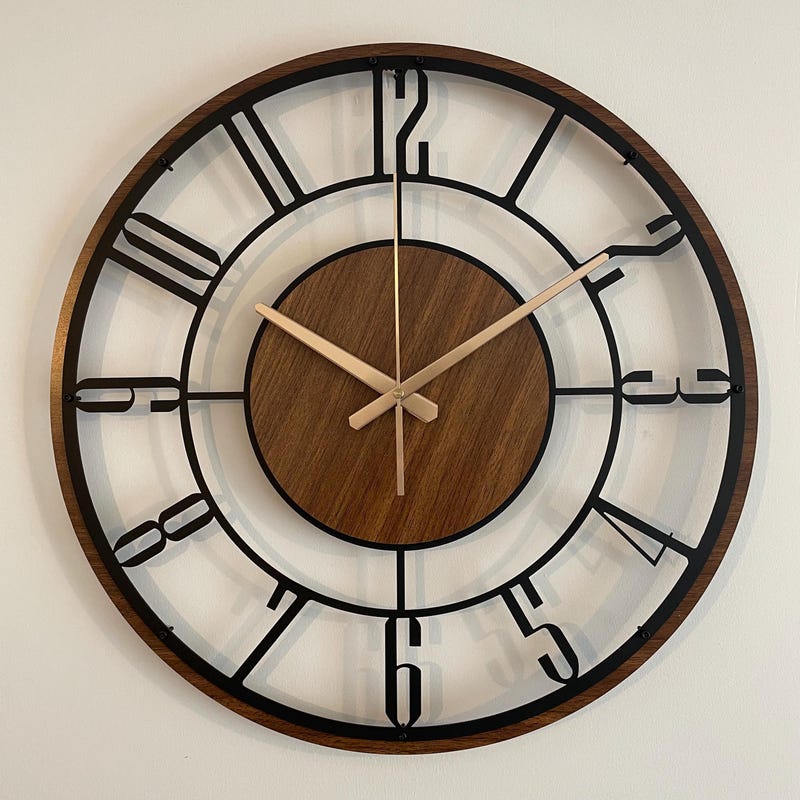Kitchen Wall Clock Woods - Etsy UK