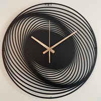 Golden Ratio Metal Wall Clock, Unique Modern Cloc, Fibonacci Spiral ...