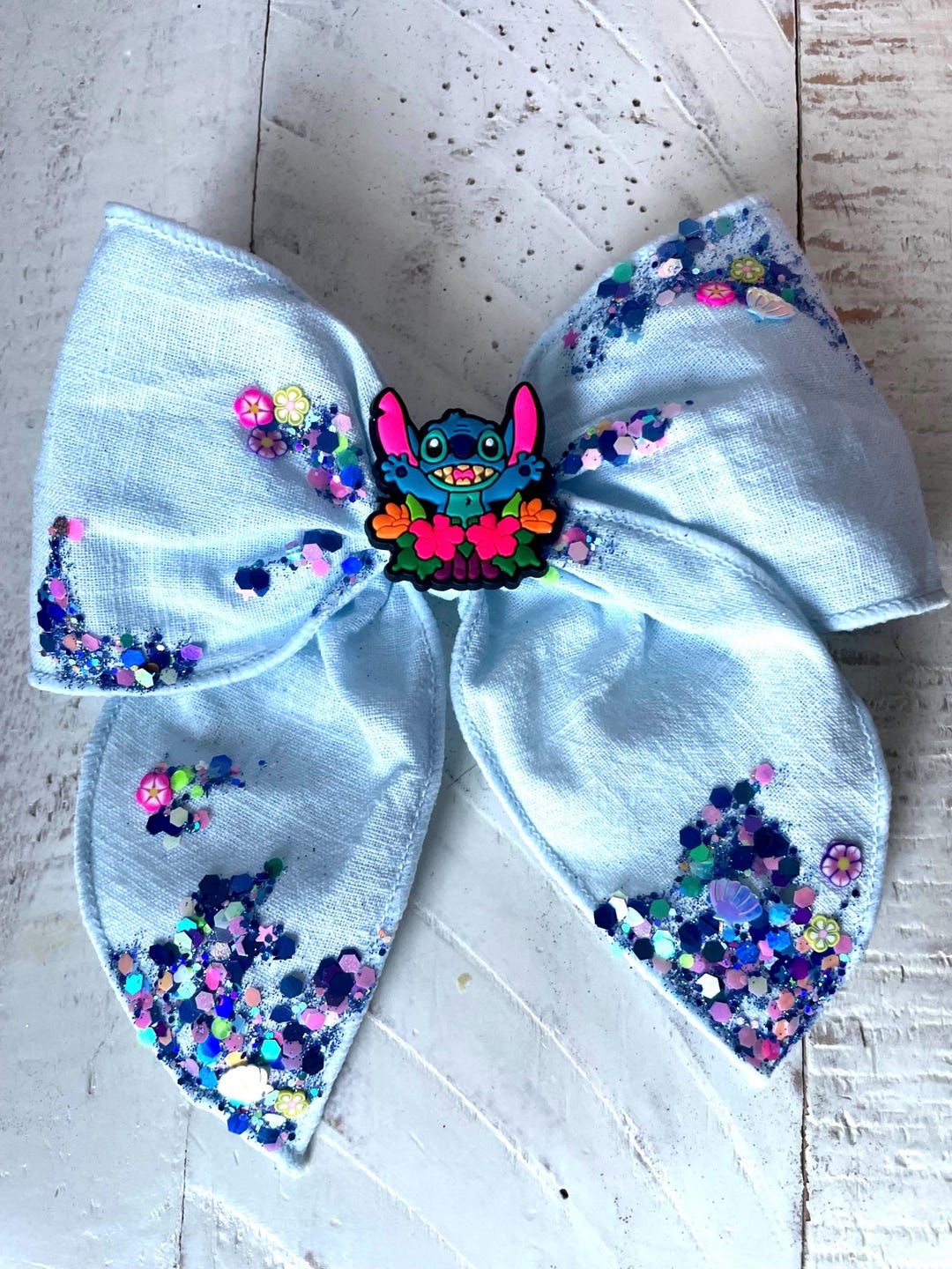 Stitch Hair Bow Fable Bow Character Bow - Etsy