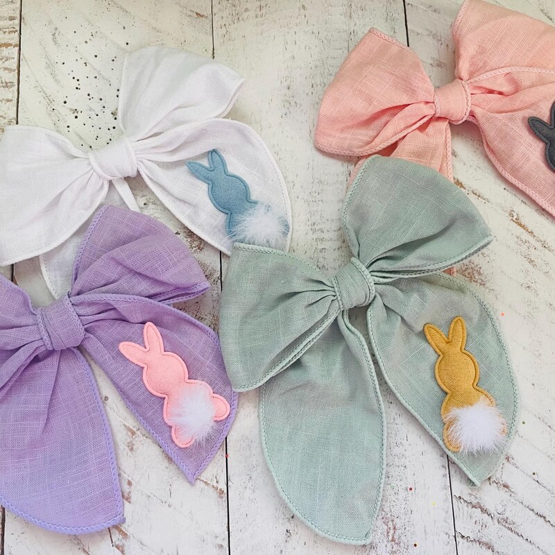 Easter Hair Bows - Etsy