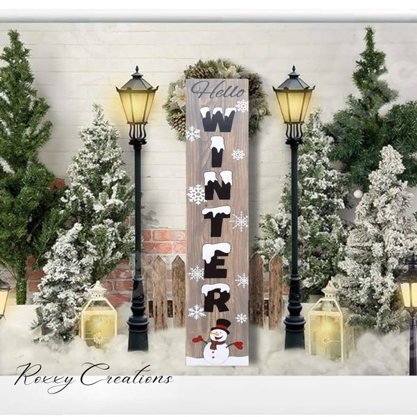 Winter Porch Sign - Etsy