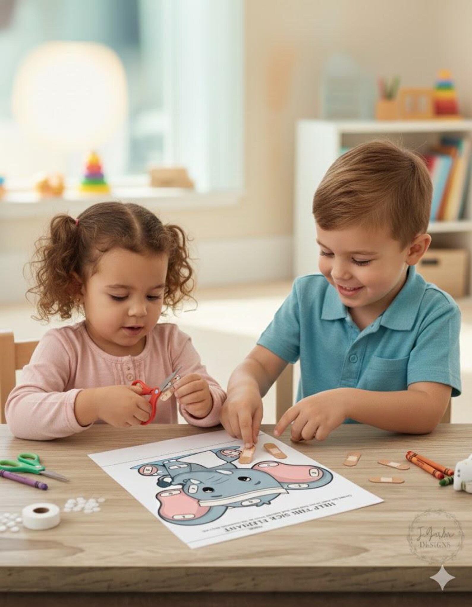 Elephant Counting Worksheet | Printable Preschool Math Activity ...
