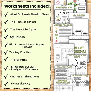 All About Plants Life Science Unit – Printable Worksheets (digital ...