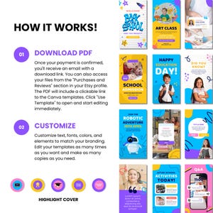 101 Canva Templates for Teachers | Preschool, Kindergarten, Nursery ...