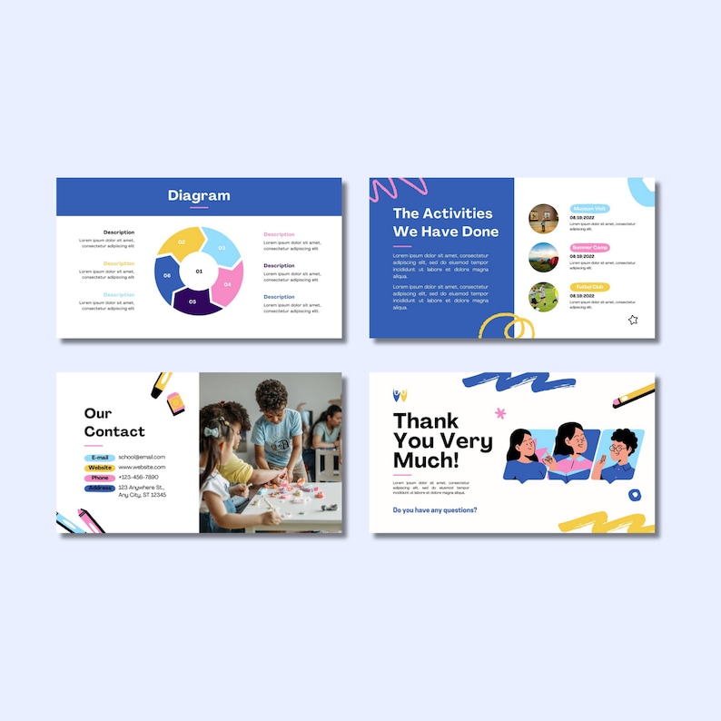 28 Canva School Presentation Templates | Preschool, Kindergarten ...
