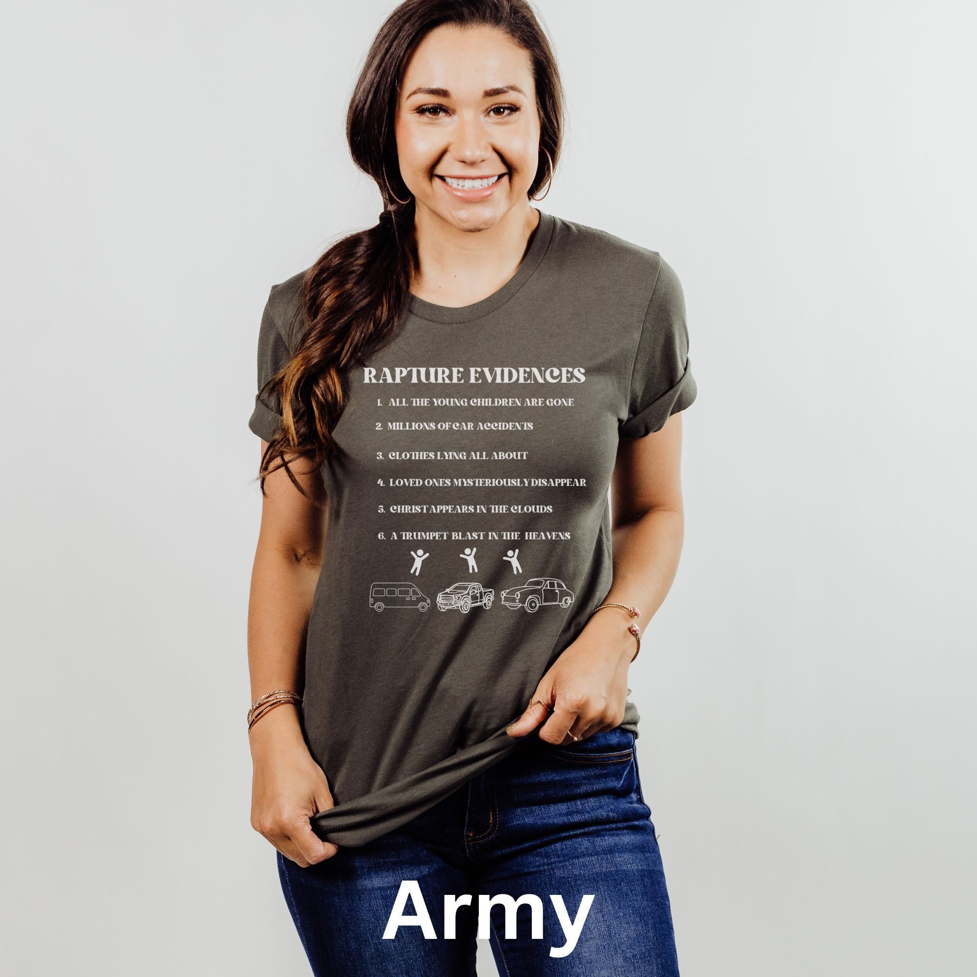 Rapture Shirt for End Time T-shirt for Christian Gift Post Rapture Fact ...