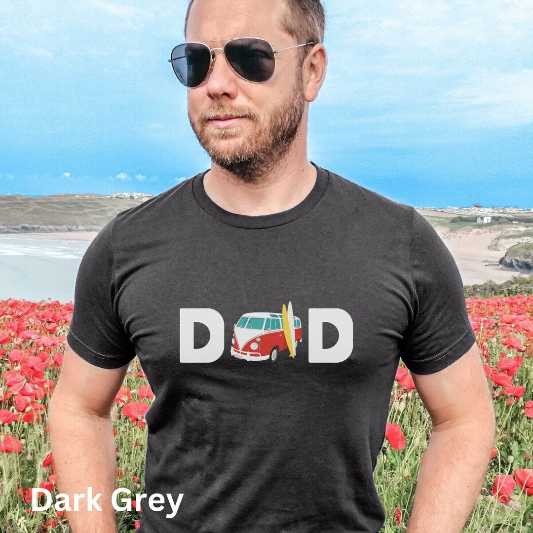 Surfing Dad Shirt Rad Dad Wear Dad Vibe Top Dad Love Apparel Unique ...