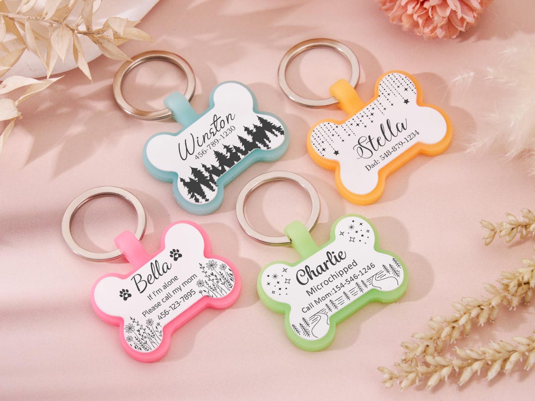 Custom Dog Tags,personalized Dog ID Tags,silicone Dog Tag,silent Dog ...