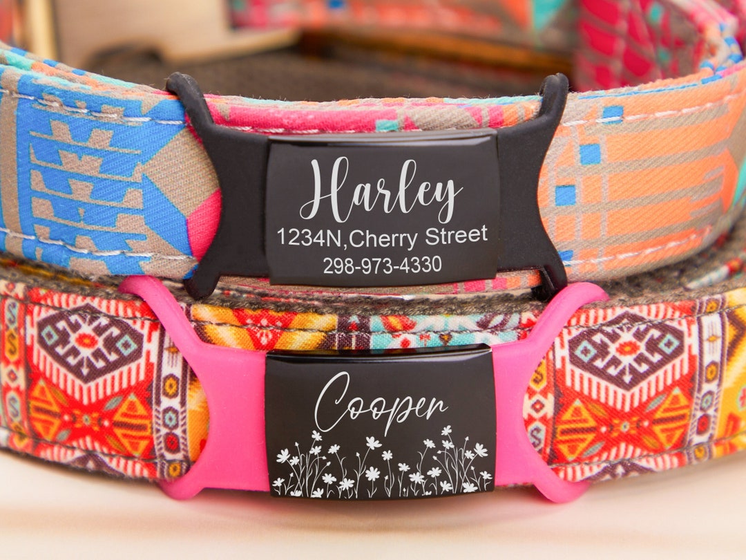 Engraved Dog Tag Personalized Dog Tag,slide on Dog Tag,silicone Dog Tag ...