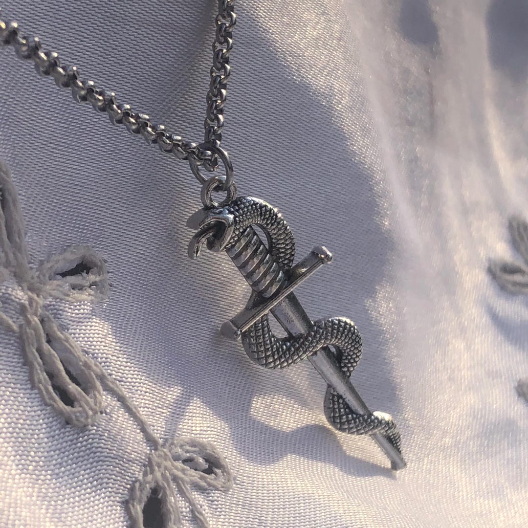 Medieval Fantasy Sword Necklace | Aesthetic Cottagecore Middle Ages ...
