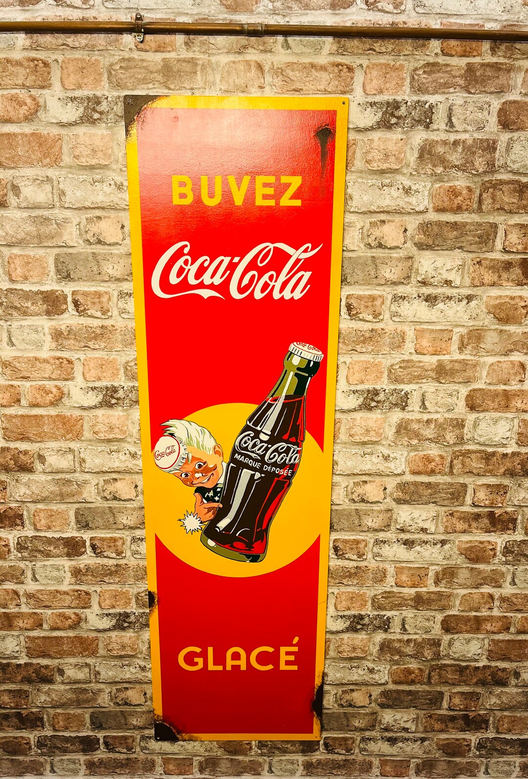 Vintage Wooden Coca Cola Decorative Plaque 40x140cm - Etsy
