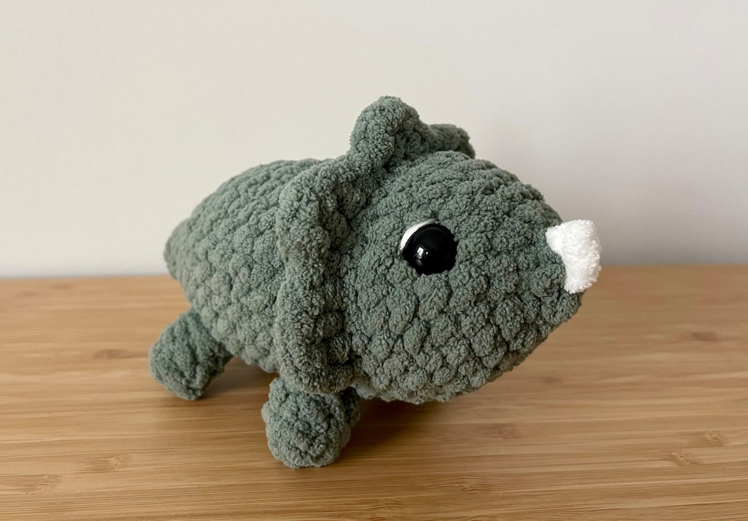Jaxy the Triceratops, Crochet Pattern - Etsy