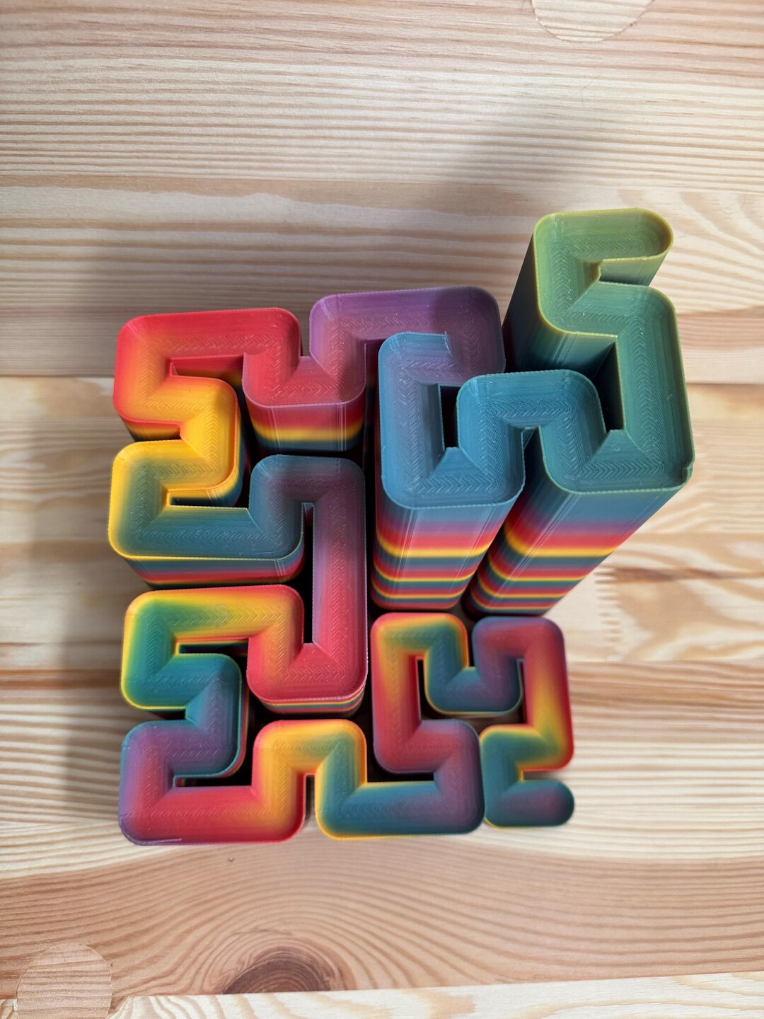 3d-printed Marble Run | One-piece Design With Color Gradient ...