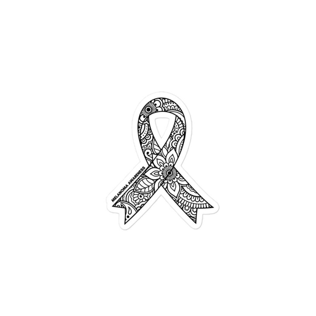 Melanoma Awareness Sticker - Etsy
