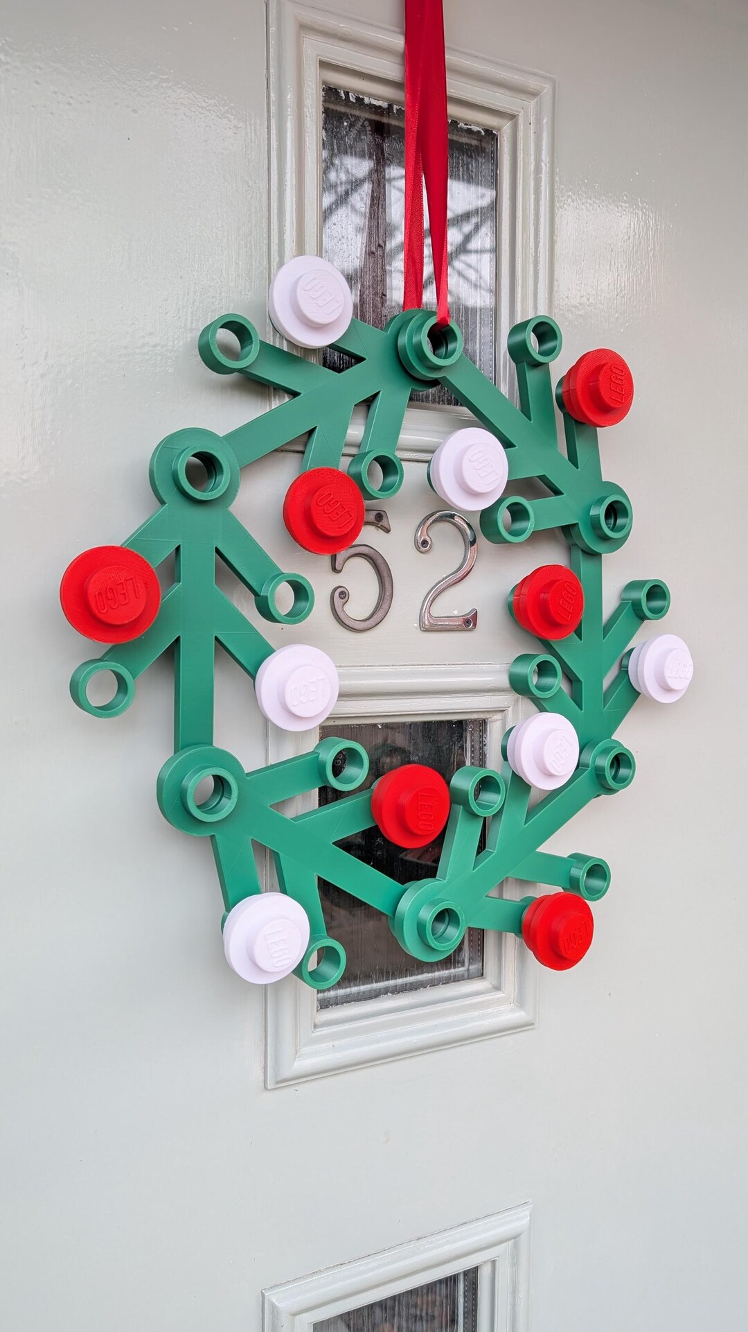 Building Blocks Christmas Holiday Door Wreath - Etsy