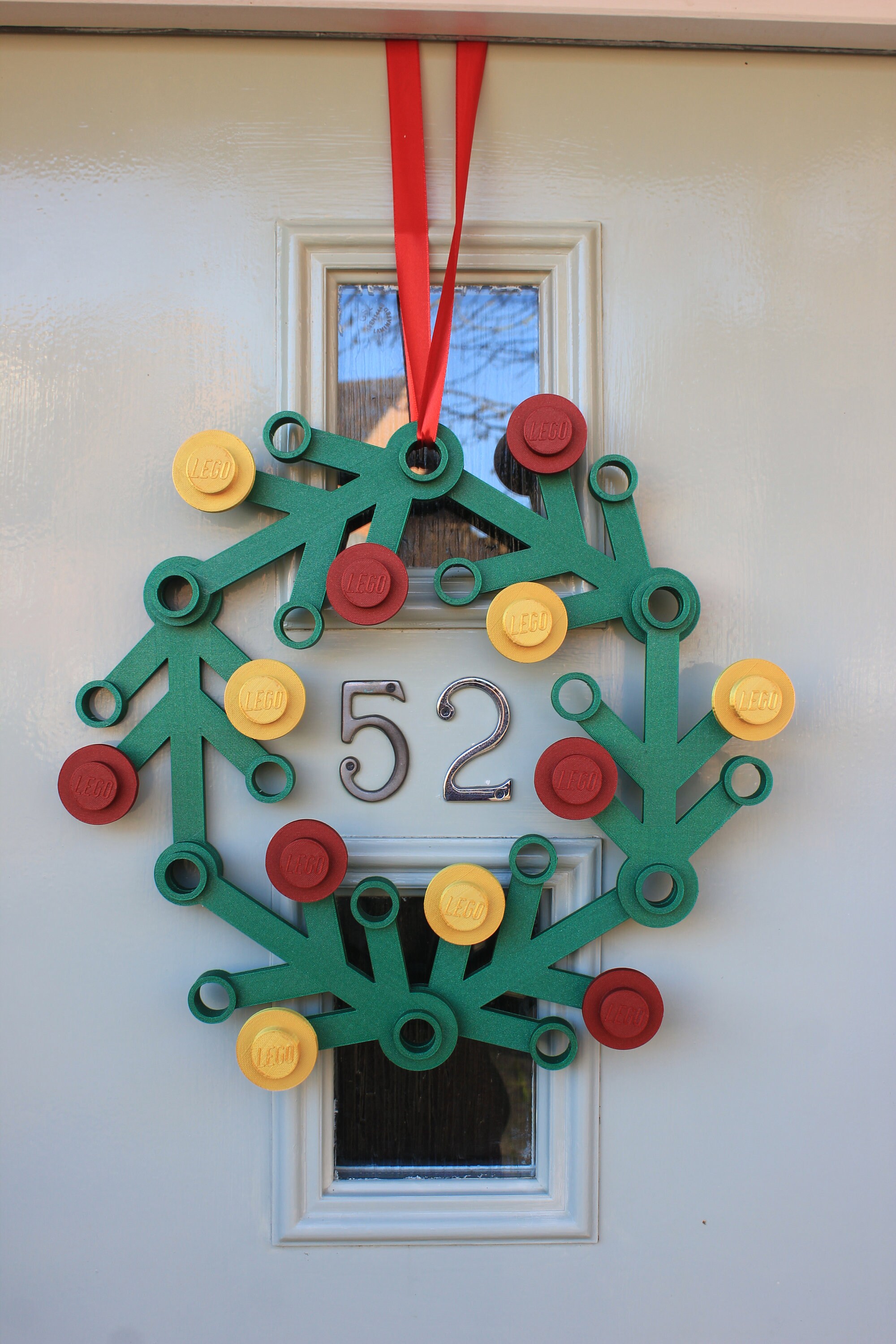 Building Blocks Christmas Holiday Door Wreath - Etsy