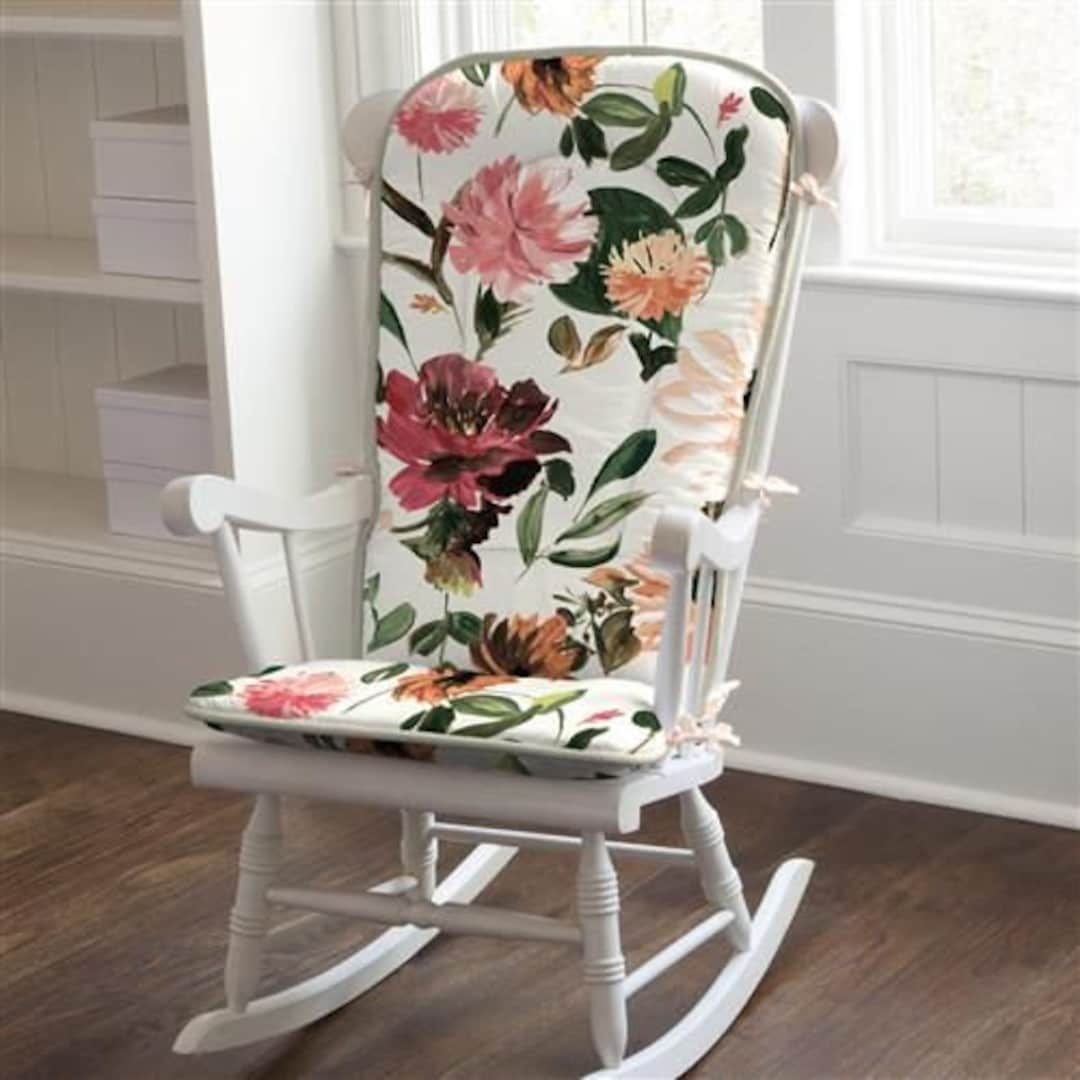Cozy Comfy Home Chair Cushion for Rocking Chair Pads Back and Seat Sets ...