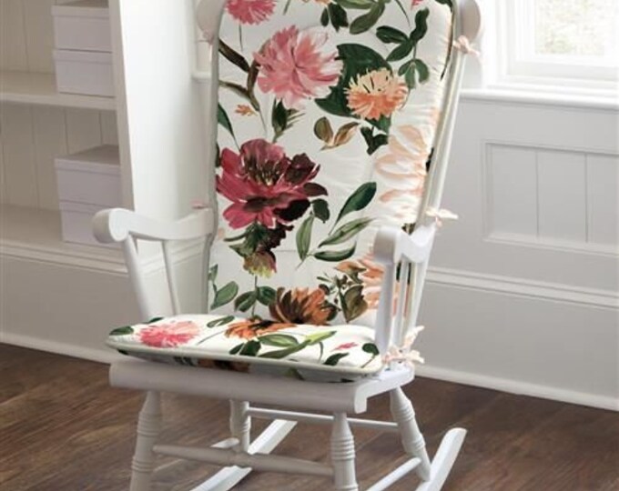 Cozy Comfy Home Chair Cushion for Rocking Chair Pads Back and Seat Sets ...