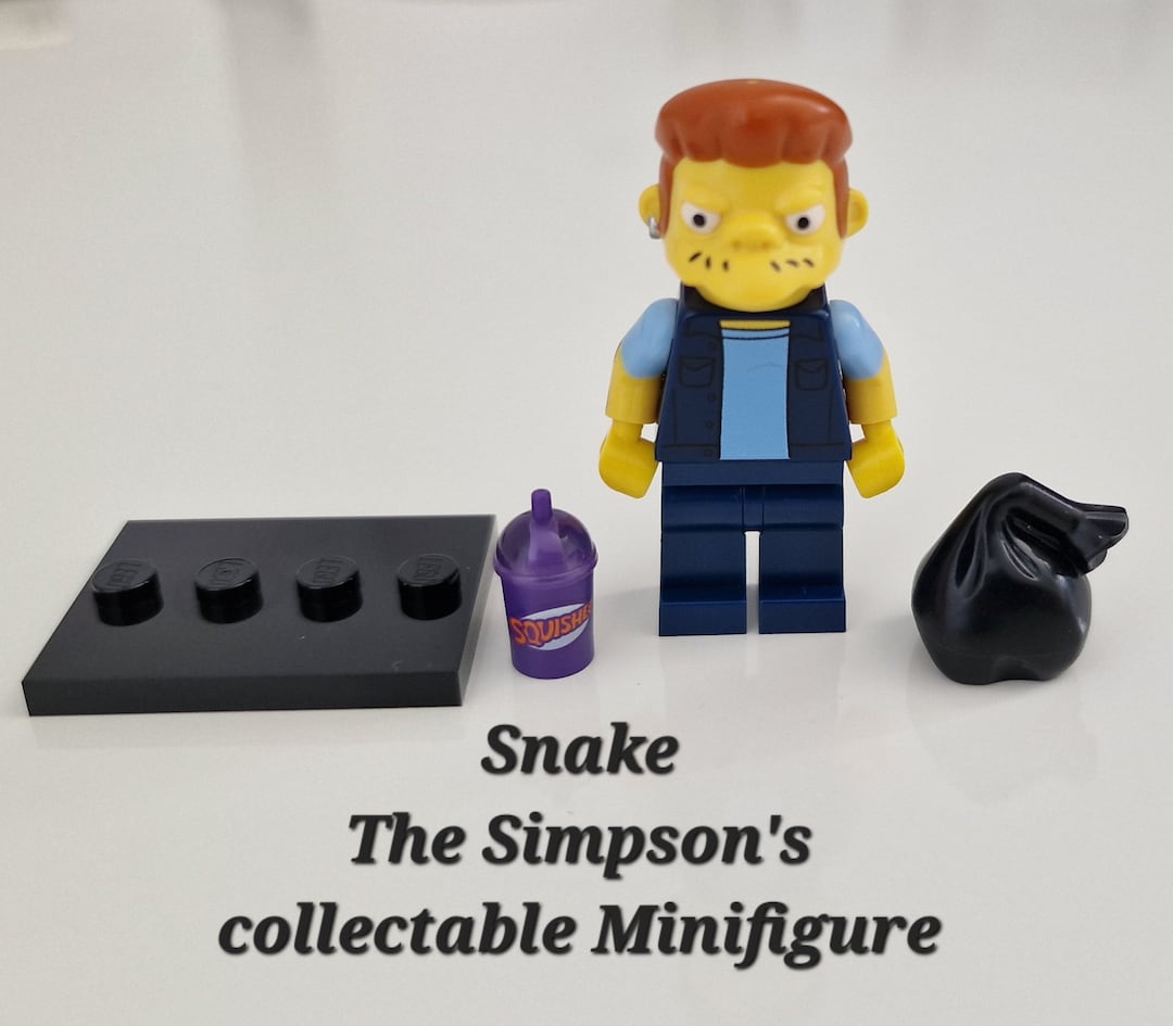The Simpson's Lego Snake Minifigure Brand New Children and Adult Gifts ...