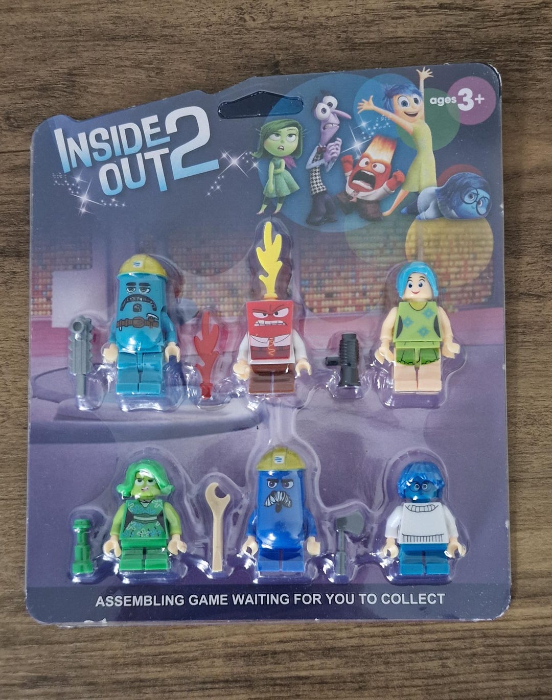 Inside Out 2 Set 6 Minifigures Custom Minifigure Brand New Children and ...