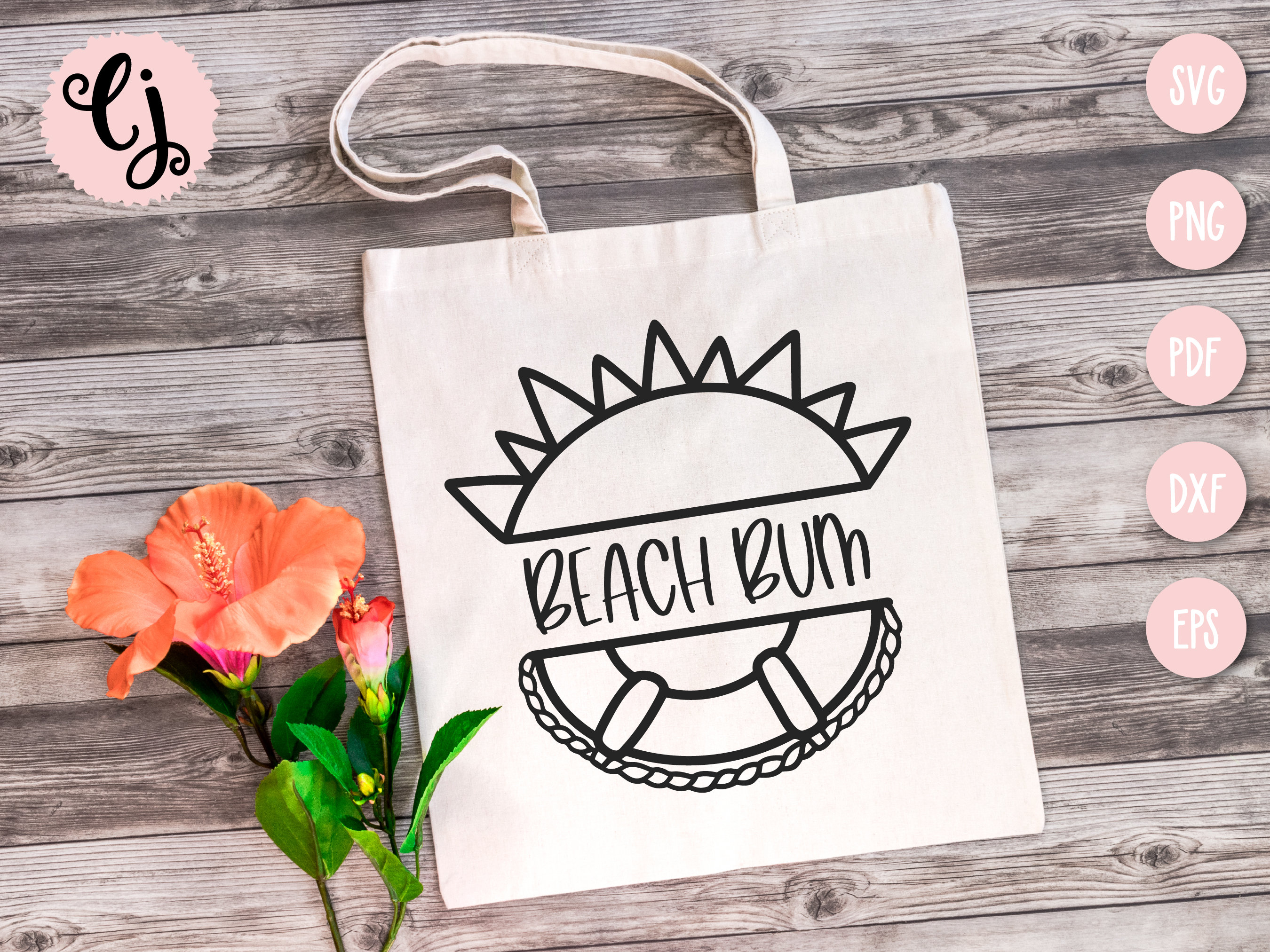 Beach Bum SVG, Summer SVG, Beach Bum Cut File, Cricut File - Etsy