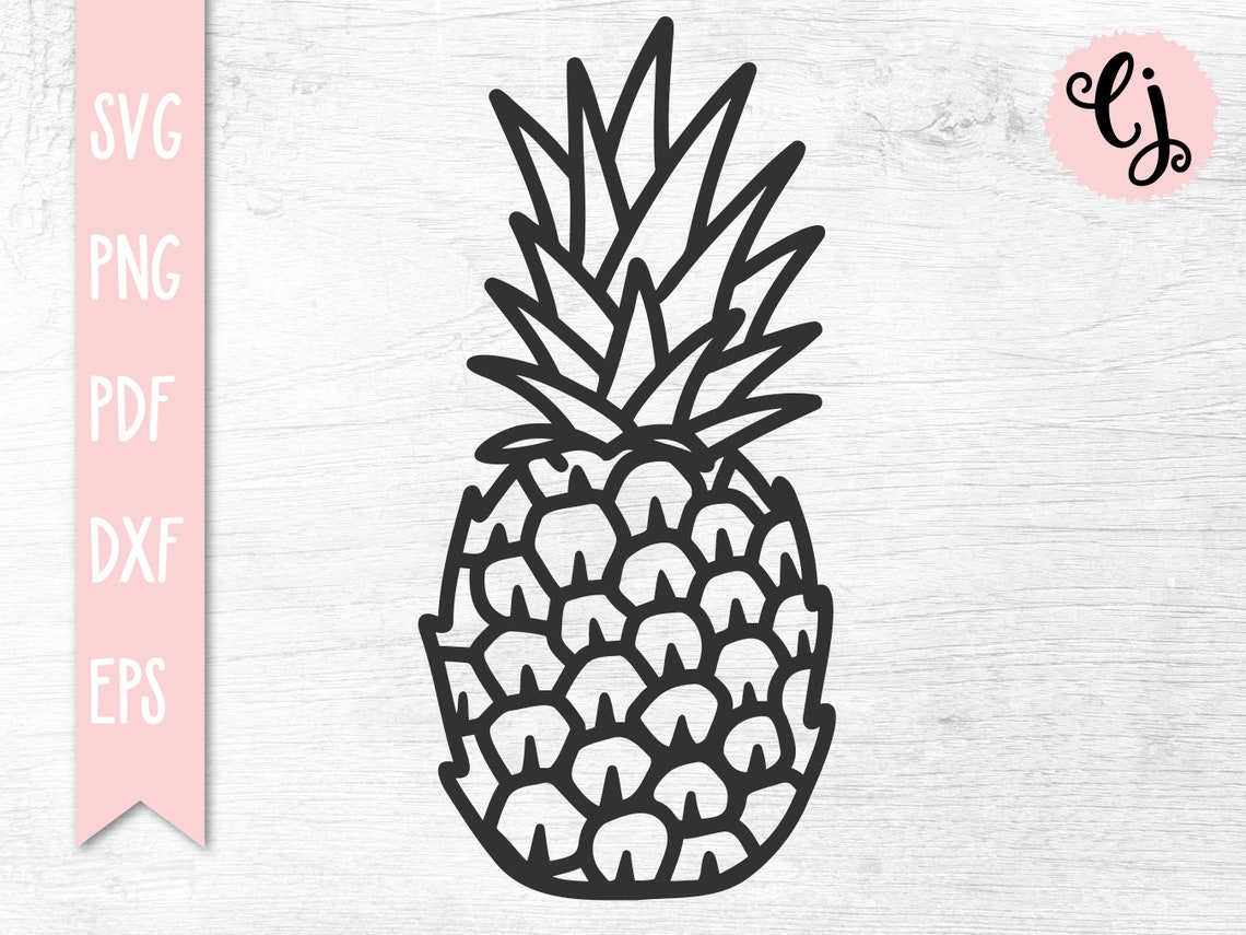 Pineapple SVG File, Pineapple Cut File, SVG for Cricut, Pineapple Clip ...