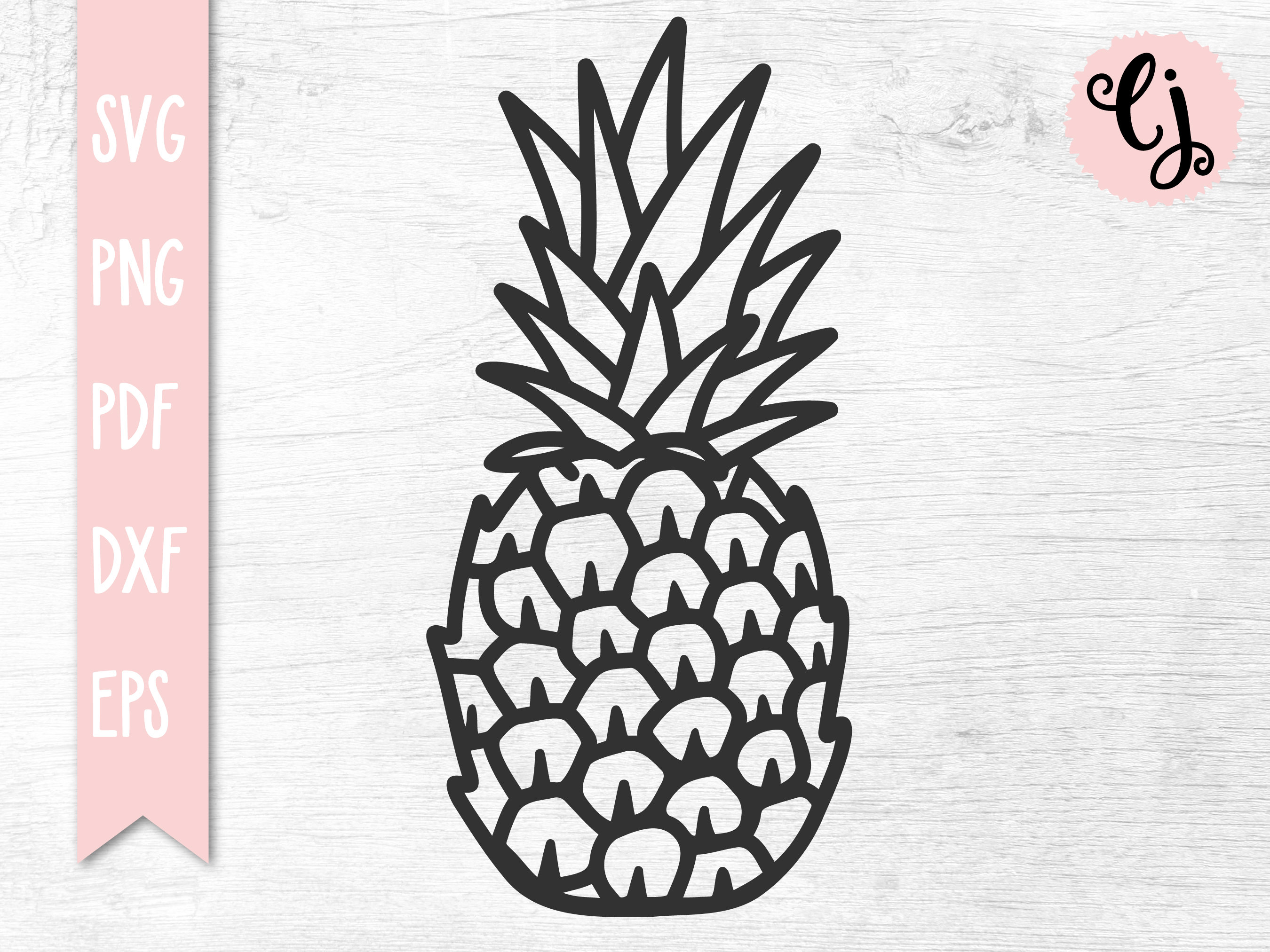 Pineapple SVG File, Pineapple Cut File, SVG for Cricut, Pineapple Clip ...