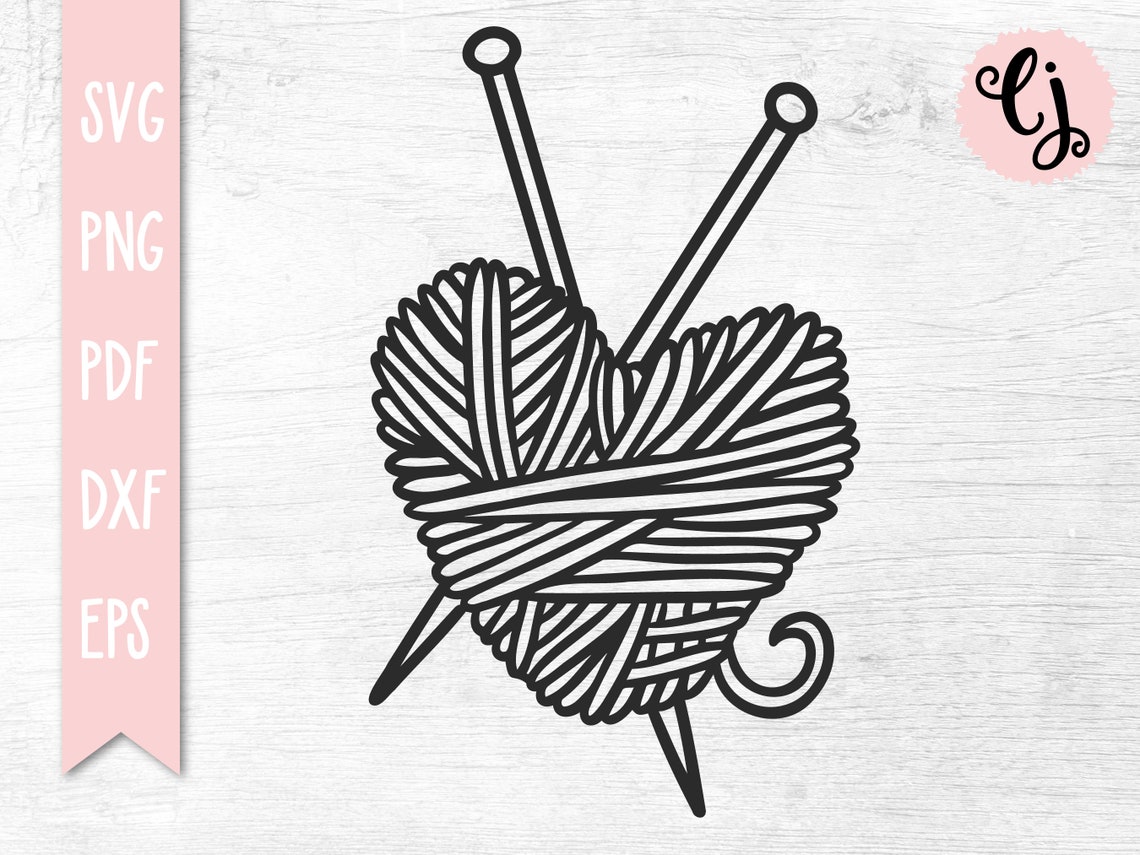 Knitting SVG, Yarn SVG, Yarn PNG | Cricut File - Etsy