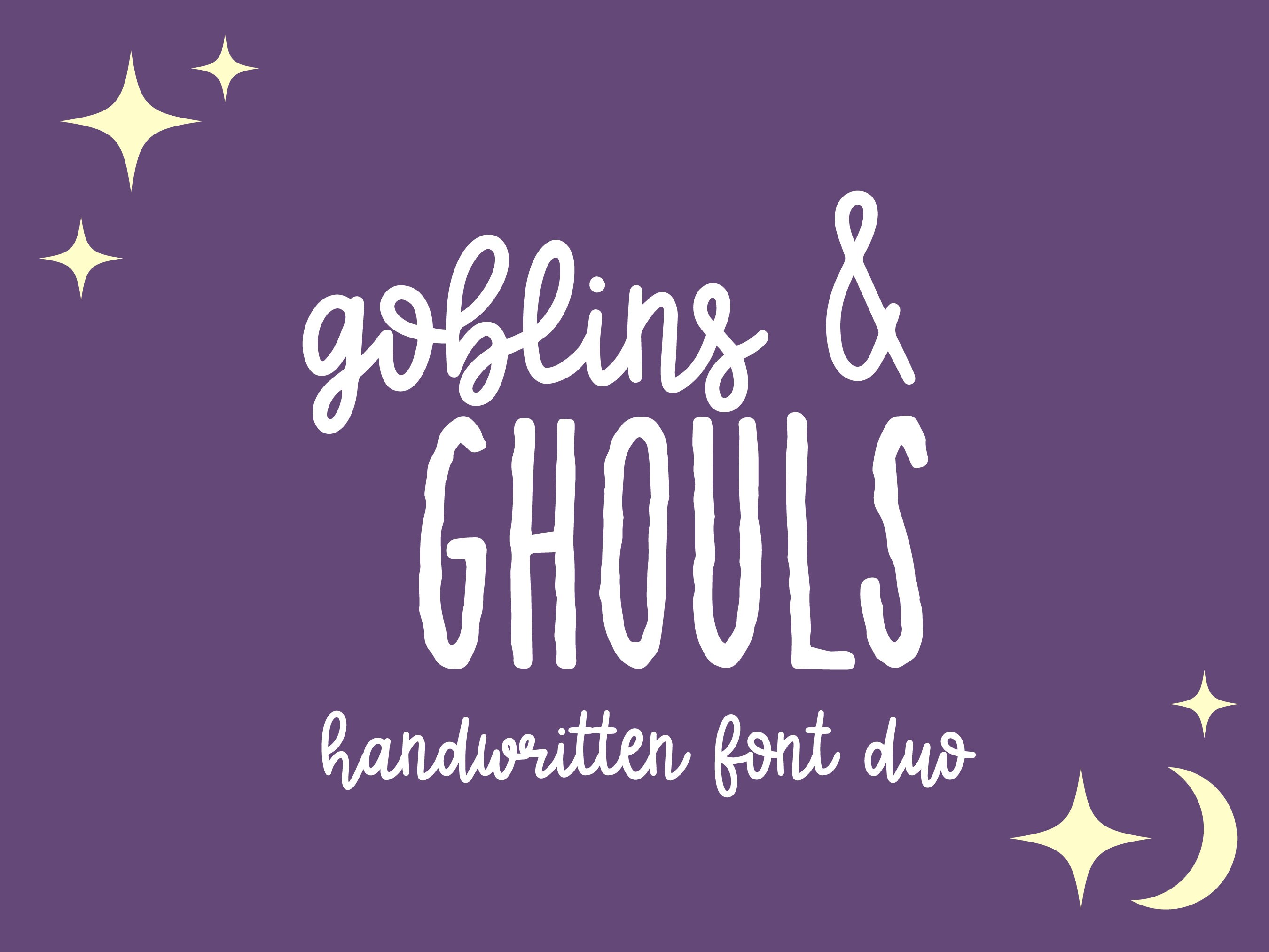 Goblins and Ghouls Spooky Font Duo, Halloween Font, Fonts for Cricut ...