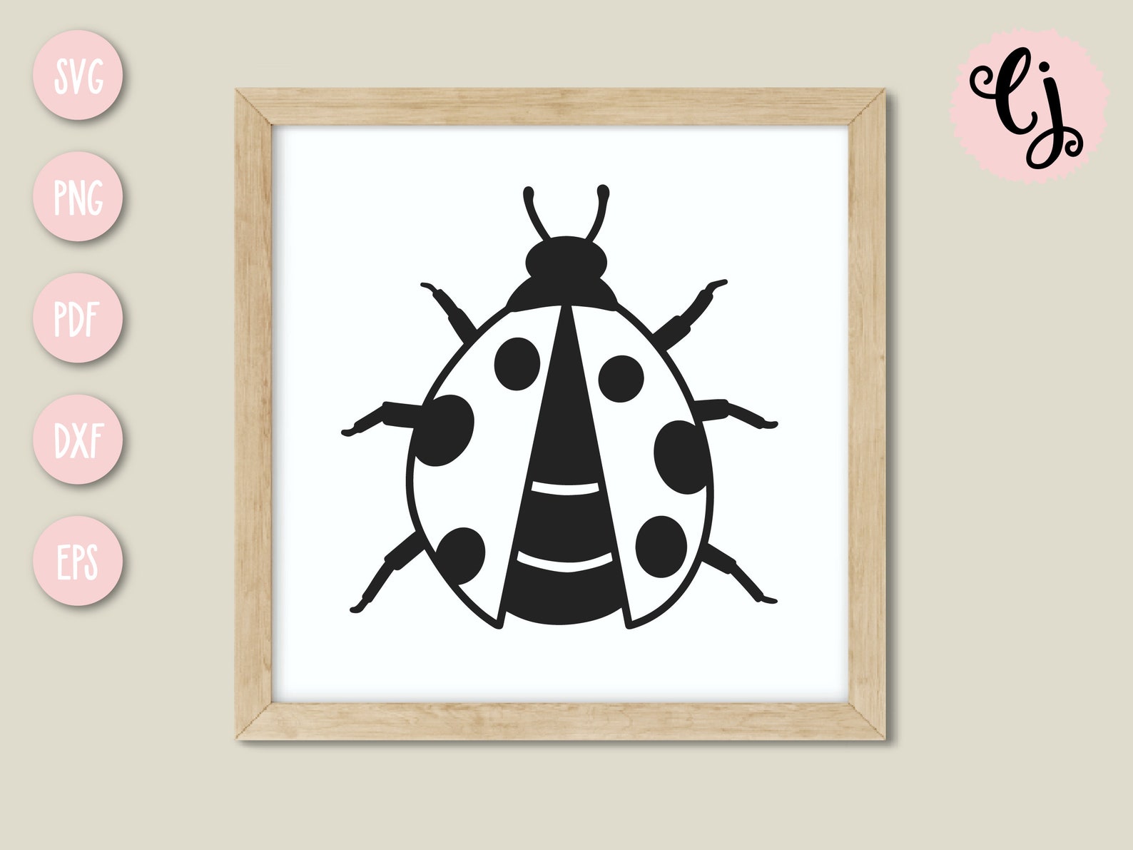 Ladybug SVG Bundle, Ladybird SVG, Ladybug Clip Art, SVG File for Cricut ...