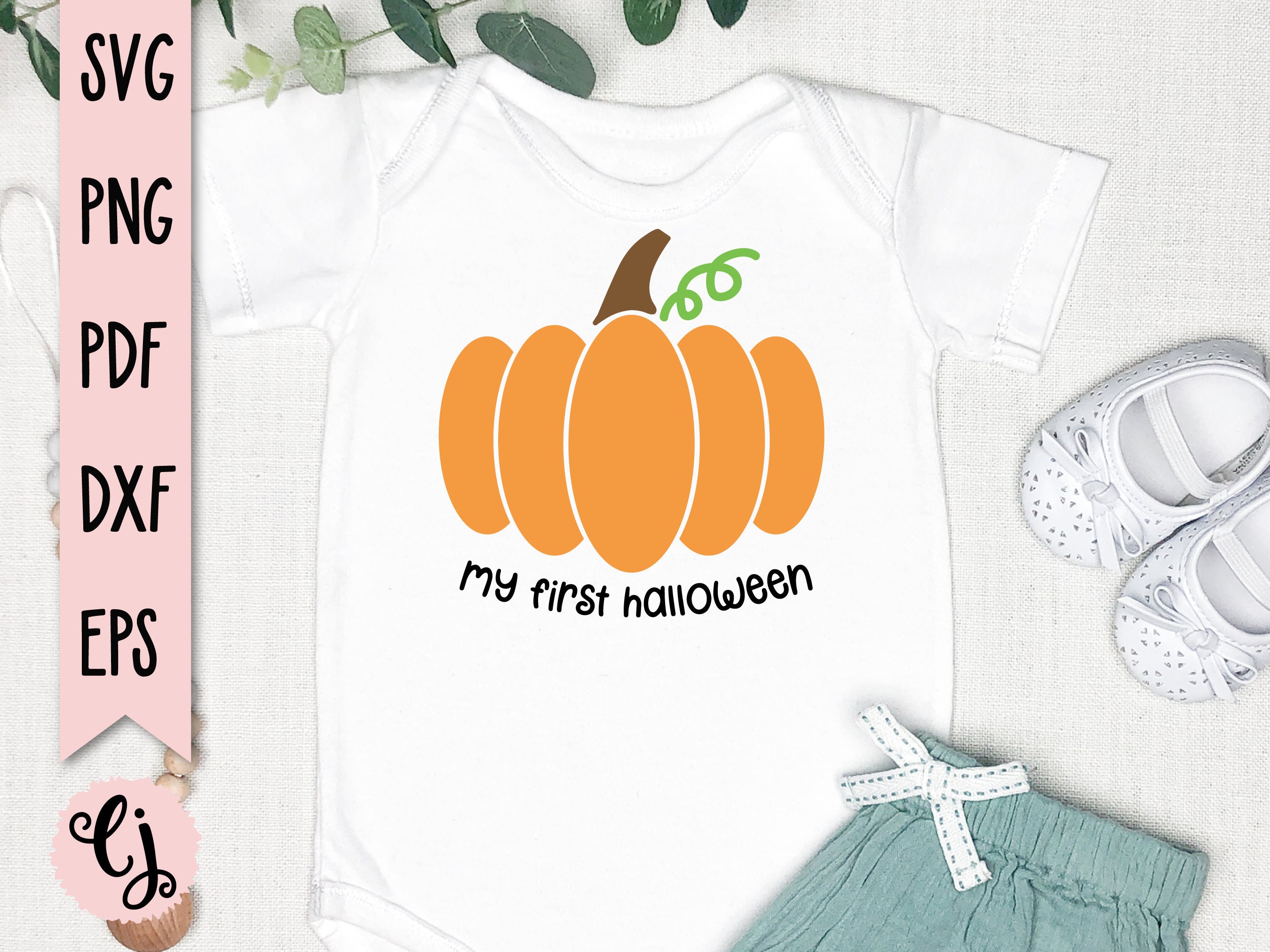 My First Halloween Svg, Baby Onesie Svg, Fall Baby Svg, Pumpkin Svg - Etsy