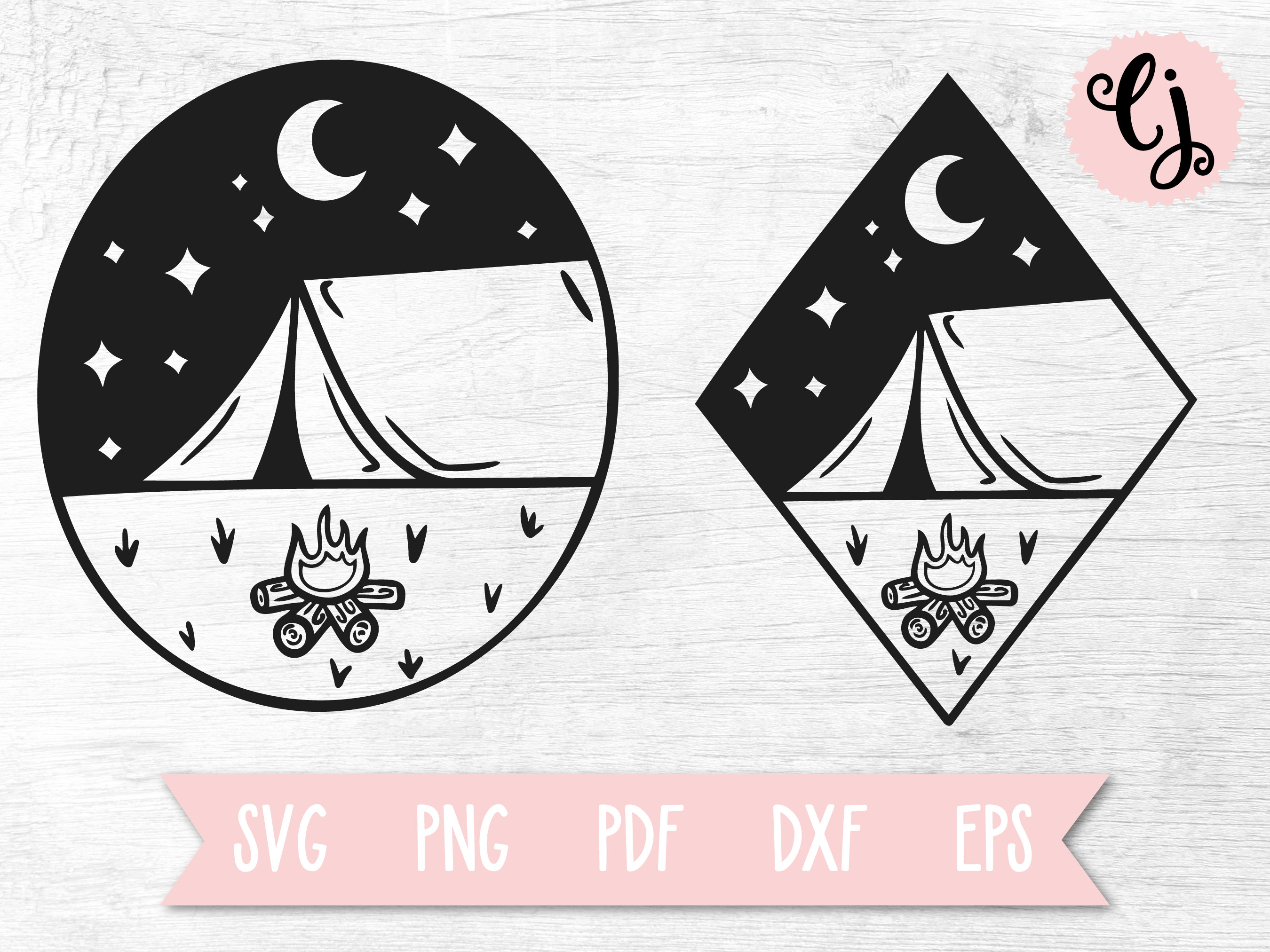 Camping SVG, Campsite SVG, Camp PNG, Camping Tent Illustration - Etsy
