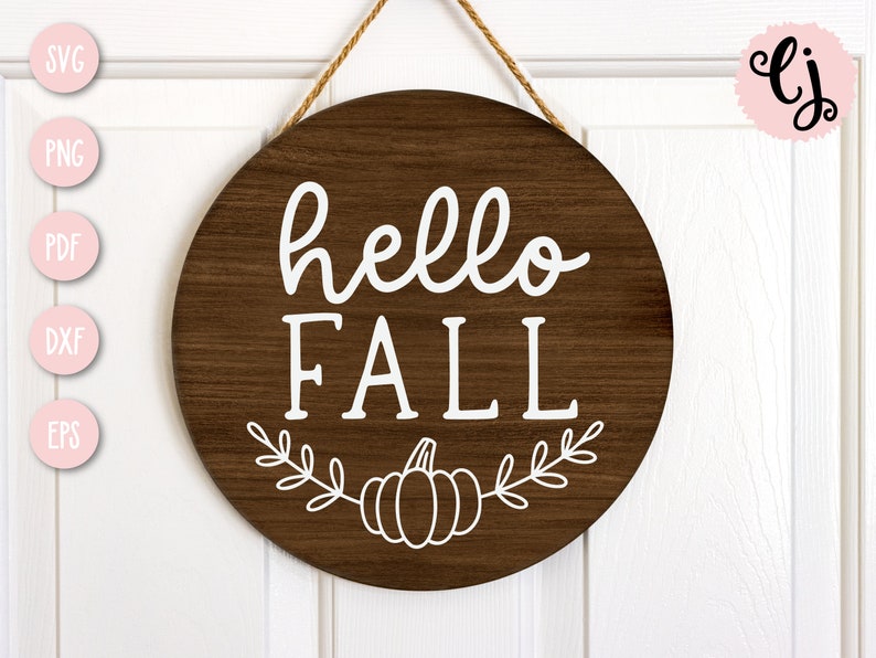 Hello Fall Svg, Fall Sign Svg, Autumn Svg, Fall Svg for Cricut - Etsy