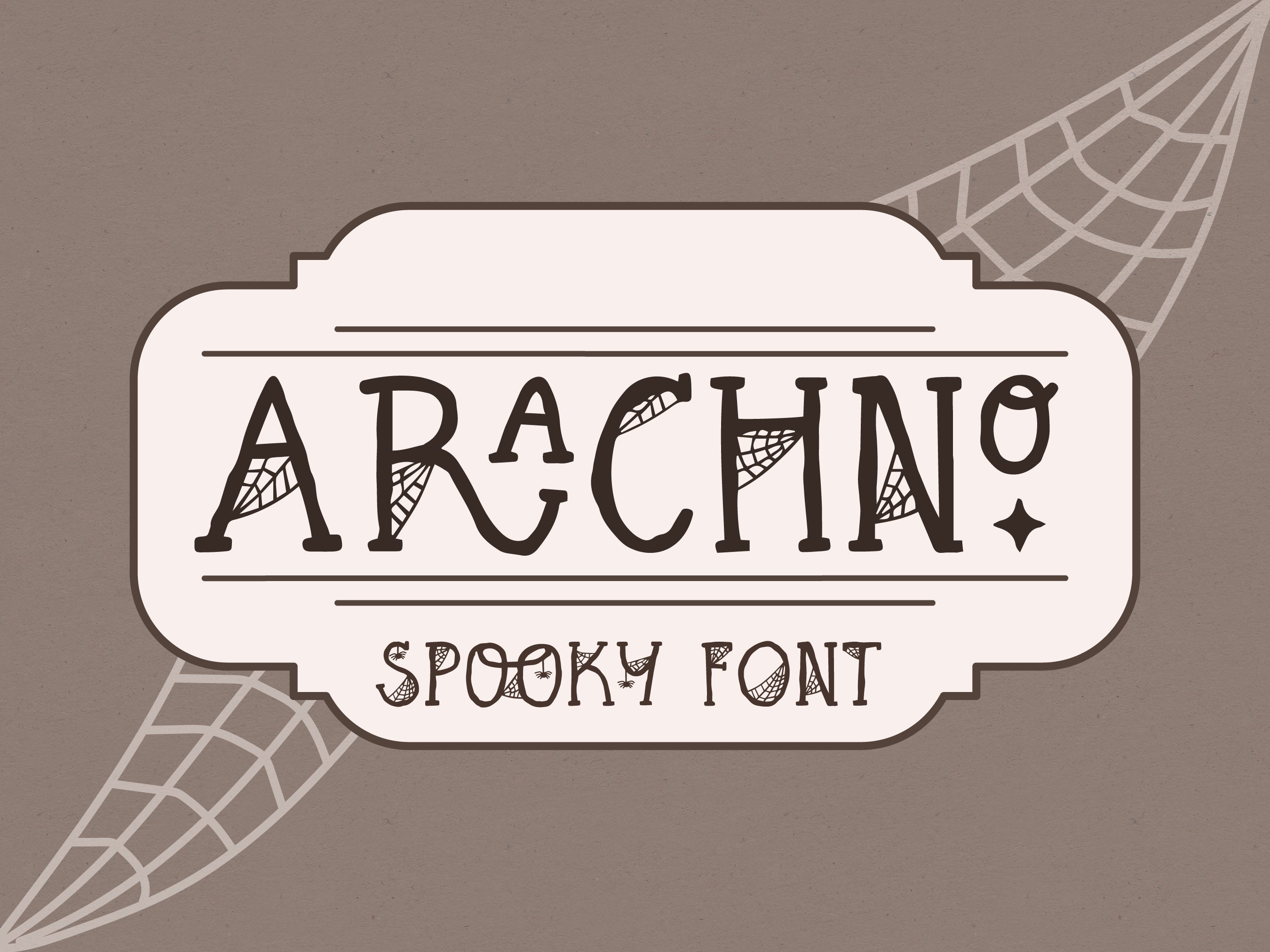 Arachno Font, Halloween Font, Fonts for Cricut, Spooky Font ...