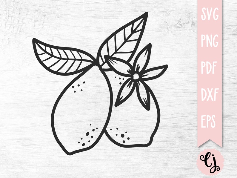 Lemons SVG Lemon Branch SVG Lemon Cricut File Lemons - Etsy