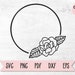 Circle Frame SVG, Floral Frame SVG, Simple Border SVG, Monogram Frame ...