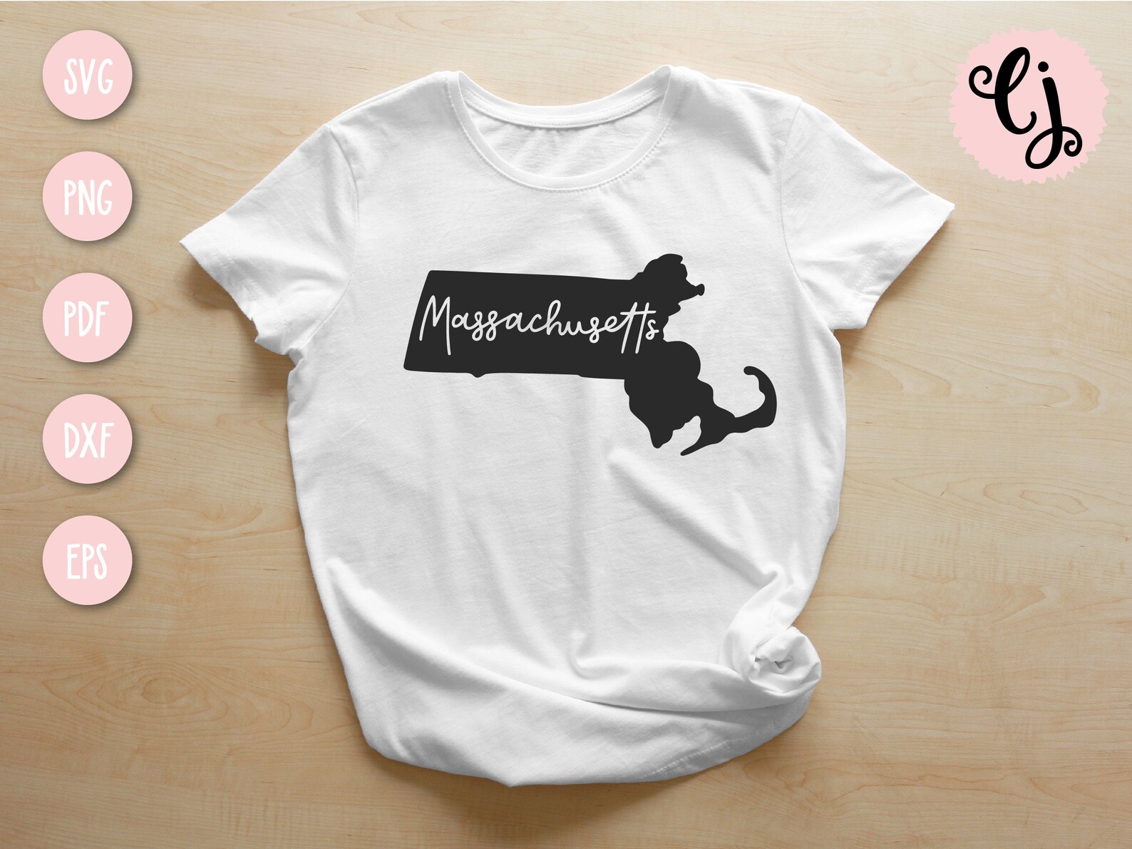 Massachusetts SVG File, State SVG, Massachusetts Clip Art for Cricut - Etsy