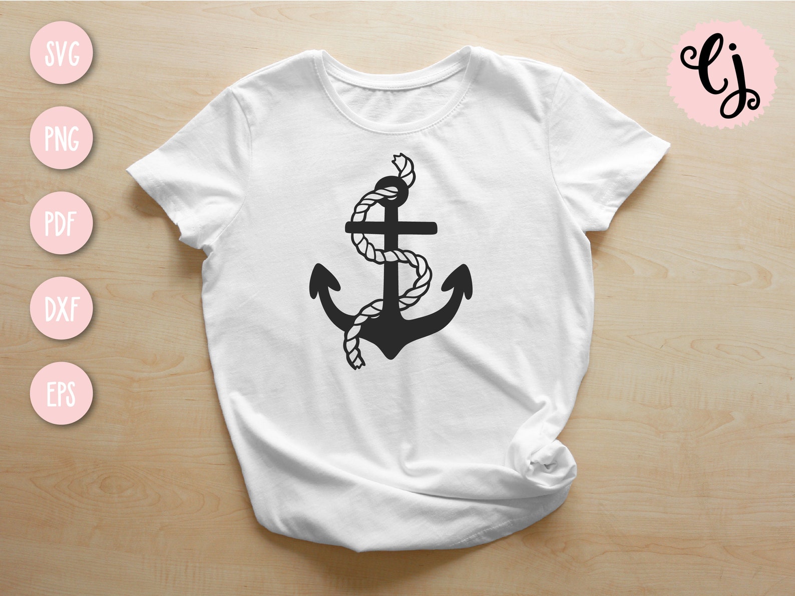 Anchor SVG, Anchor With Rope SVG, Nautical SVG, Anchor Clip Art - Etsy