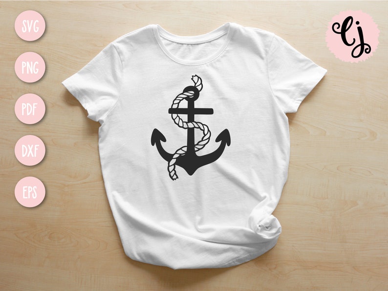 Anchor SVG, Anchor With Rope SVG, Nautical SVG, Anchor Clip Art - Etsy
