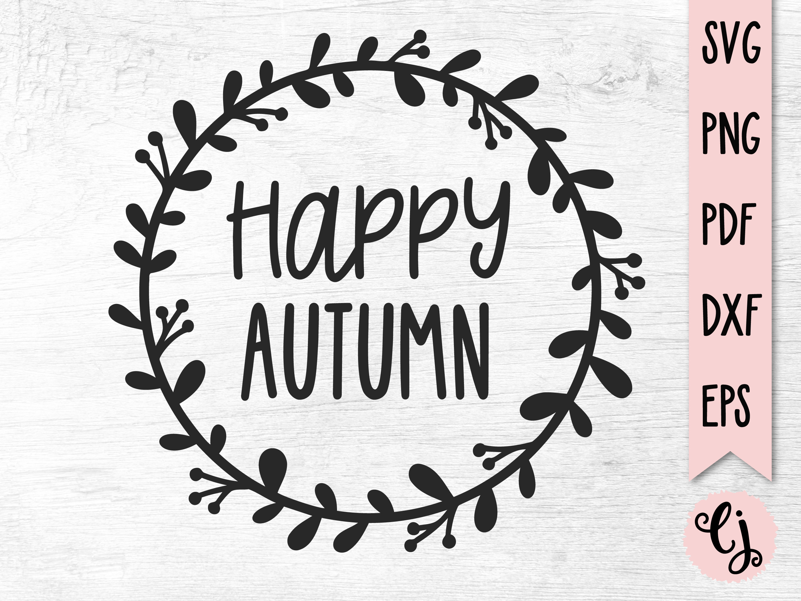 Happy Autumn SVG, Fall SVG, Autumn Svg, SVG Files for Cricut, Digital ...