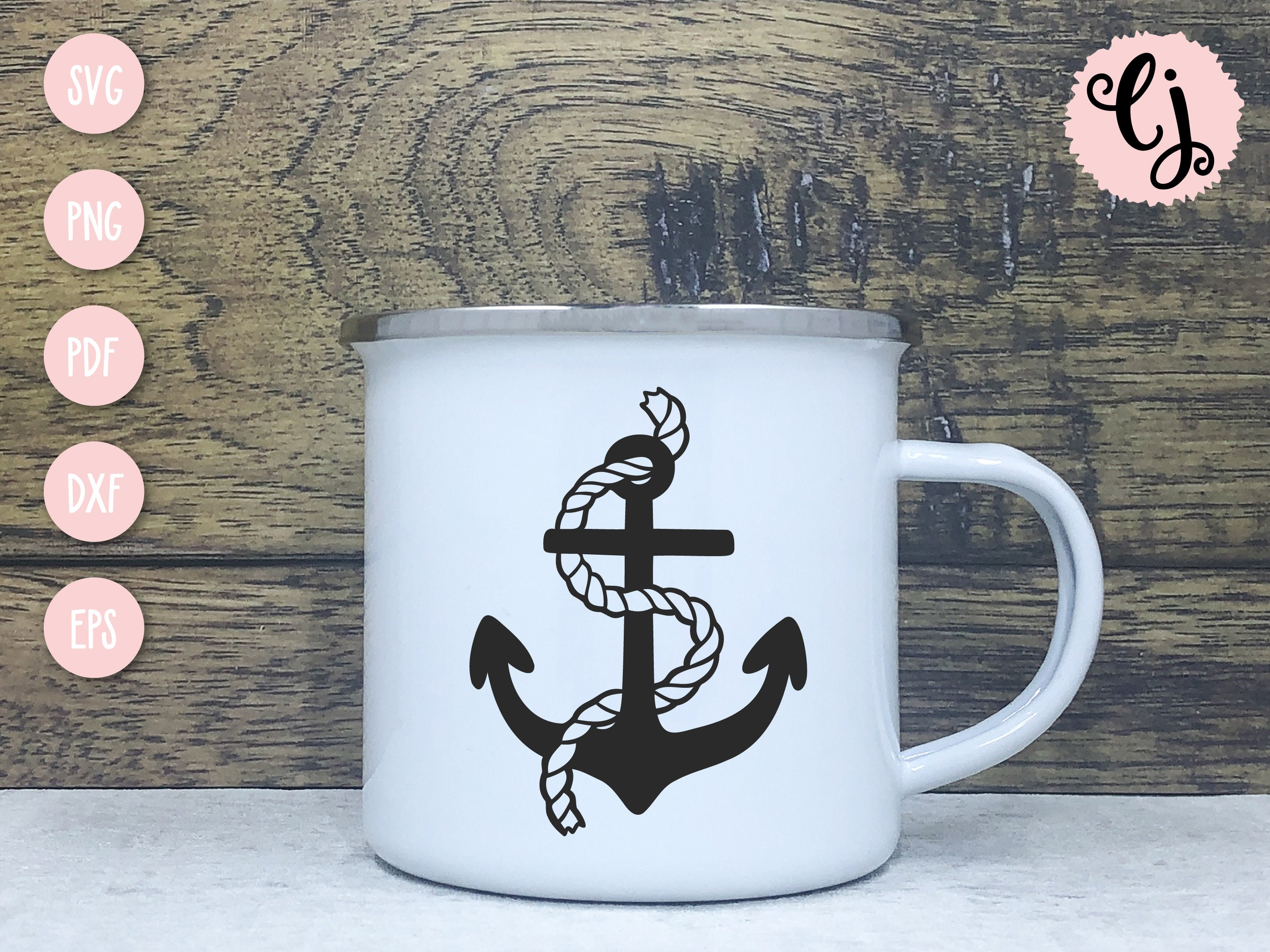 Anchor SVG, Anchor With Rope SVG, Nautical SVG, Anchor Clip Art - Etsy