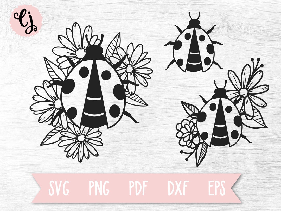 Ladybug SVG Bundle, Ladybird SVG, Ladybug Clip Art, SVG File for Cricut ...