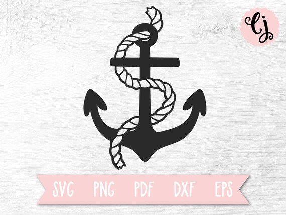 Anchor SVG Anchor With Rope SVG Nautical SVG Anchor Clip - Etsy