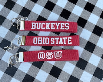 Ohio State Buckeyes Keychain - Etsy