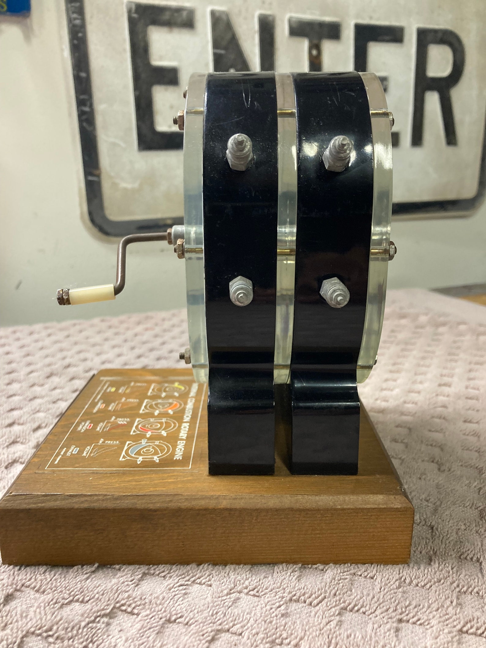 Vintage 1975 Chevy Rotary Engine Dealership Display - Etsy