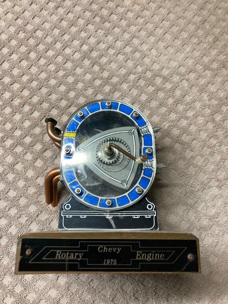 Vintage 1975 Chevy Rotary Engine Dealership Display - Etsy